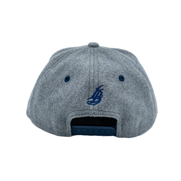 Cursive LB Charcoal Wool & Navy Snapback – Long Beach Clothing Co.