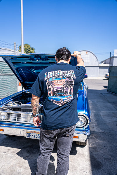 Long Beach 64 ELCO Men's Navy T-Shirt – Long Beach Clothing Co.