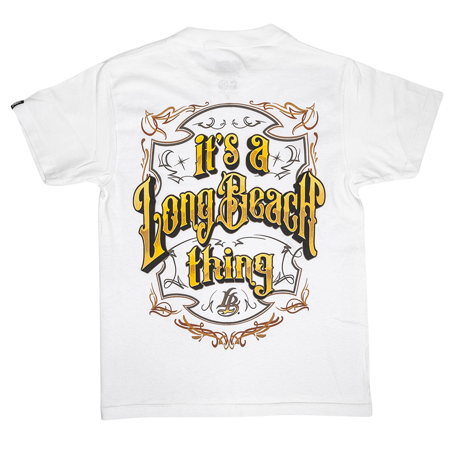 It's a Long Beach Thing Men's White T-Shirt – Long Beach Clothing Co.