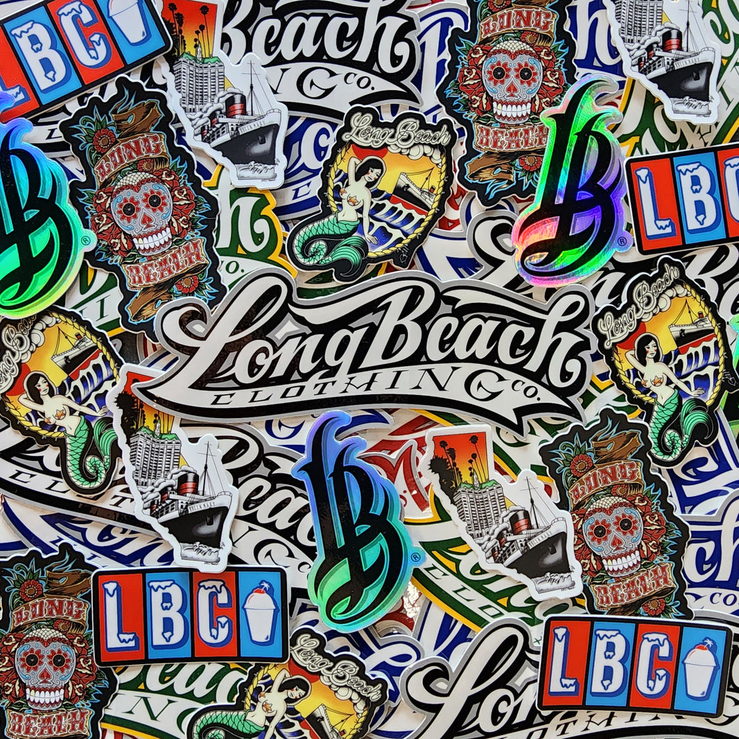 Long Beach Stickers – Long Beach Clothing Co.
