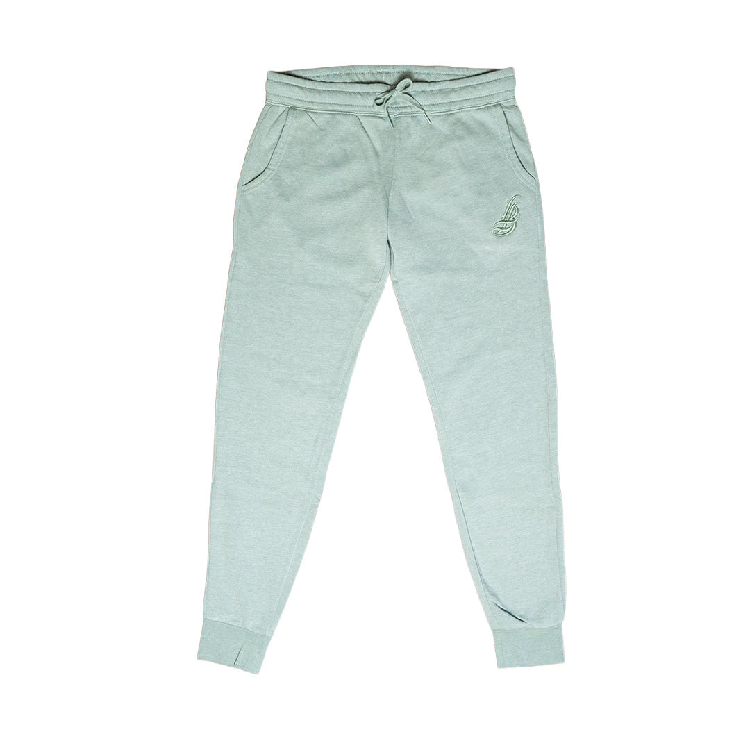 Women's Embroidered Cursive LB Sage Joggers – Long Beach Clothing Co.
