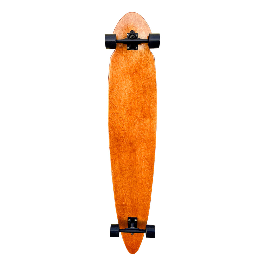Cursive LB Sling Blade Teak Longboard 57" – Long Beach Clothing Co.