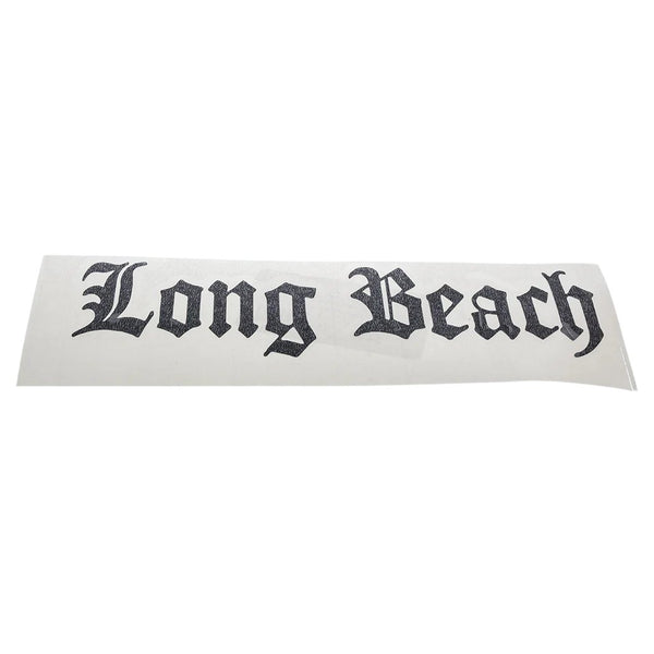 5" Old English Long Beach Black Vinyl Sticker – Long Beach Clothing Co.